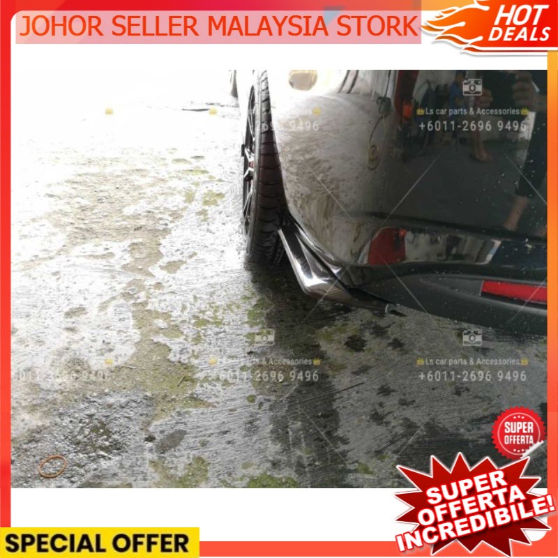 Splitter Spoiler Body Kit Angle Wing Estima Rear Diffuser Bumper Lip Guard Side Skirt Protection ...