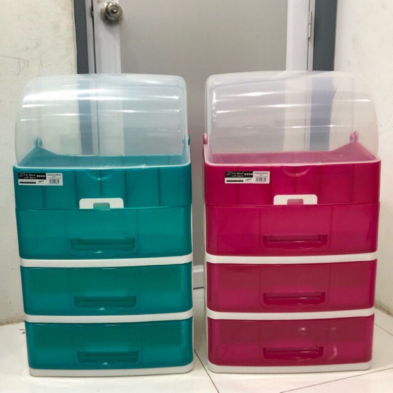 century dish drainer 4 tier new colour/rak pinggan bertutup | Shopee ...