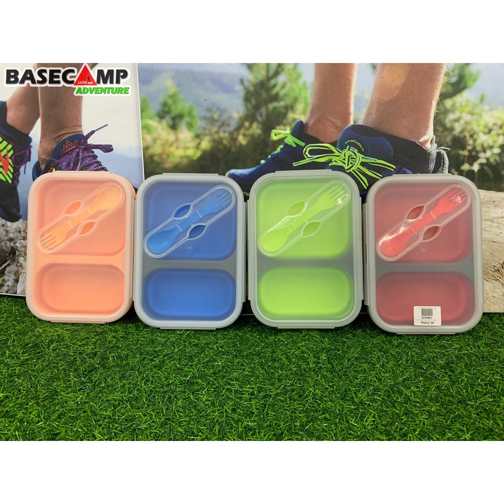 Silicone Collapsible Foldable Tupperware BPA Free Container Food Grade ...