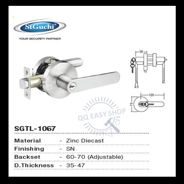 💥READY STOCK💥 ST GUCHI SGTL-1067 & SGTL-8600 TUBULAR LEVER LOCK SET ...