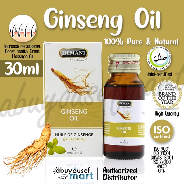 Minyak Urutan Batin Akar Ginseng Asli - Hemani Herbal Oil 30ml ...