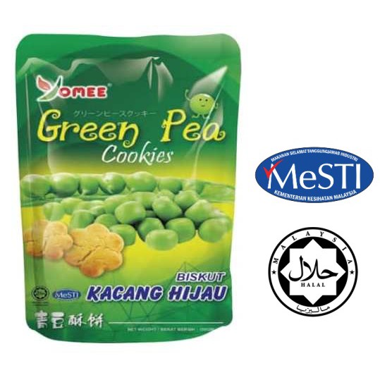 Yomee Green Pea Cookies (Biskuit Kacang Hijau) - 100g | Shopee Malaysia