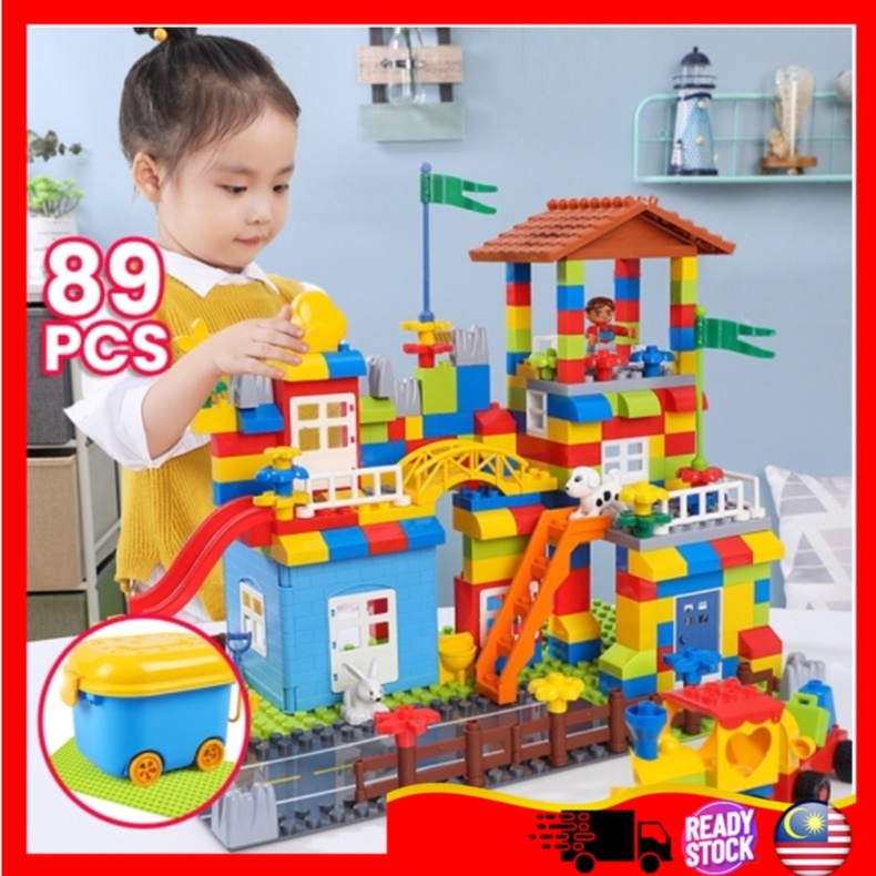 Lego City Castle Lego House Toys Brick Castle Slide Blocks Building ...