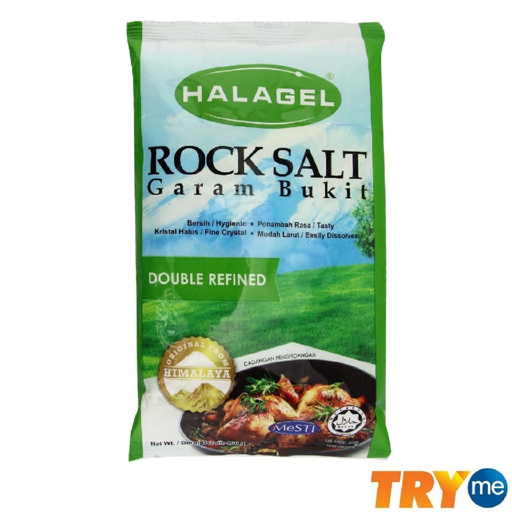 Halagel Premium Rock Salt 400g | Shopee Malaysia