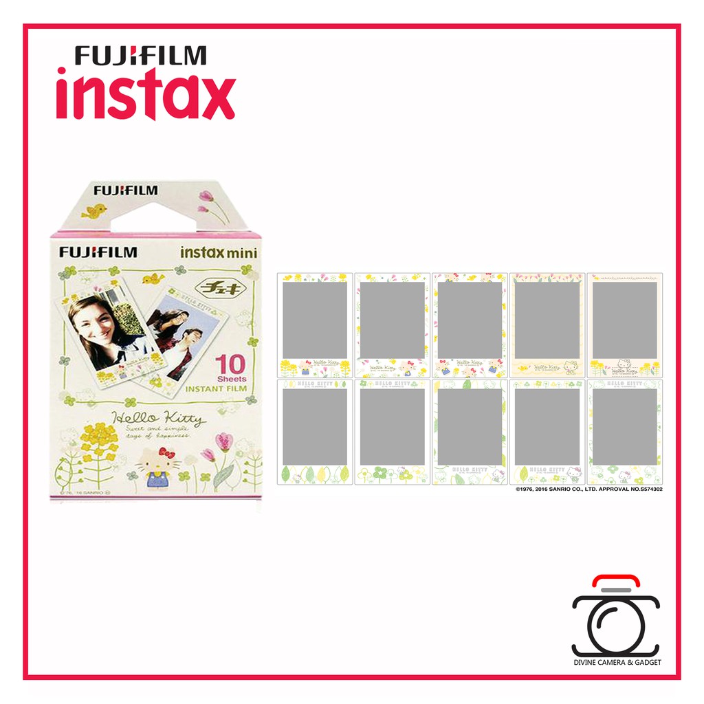 FUJIFILM INSTAX Mini FILM HELLO KITTY (10 Sheets) | Shopee Malaysia