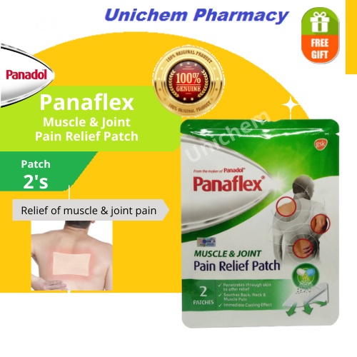 Panaflex Muscle & Joint Pain Relief Patch 2's [Exp:19/10/2025] | Shopee ...