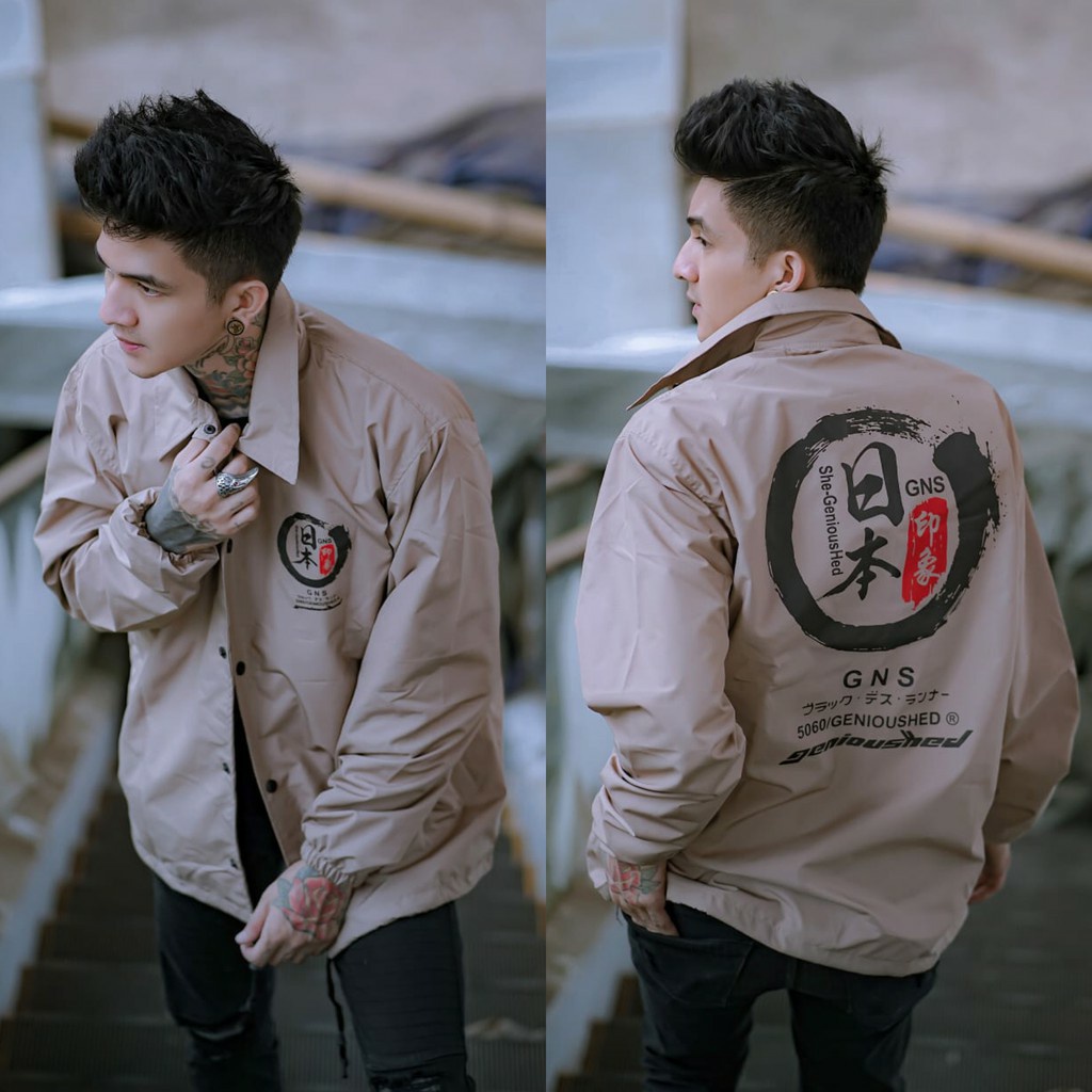 Coach Jacket Kanji Japan | Shopee Malaysia