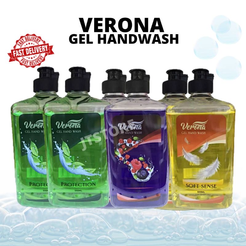 Verona Gel Hand Wash 500ml / VERONA Gel Handwash Sabun Tangan 洗手液 500ml ...
