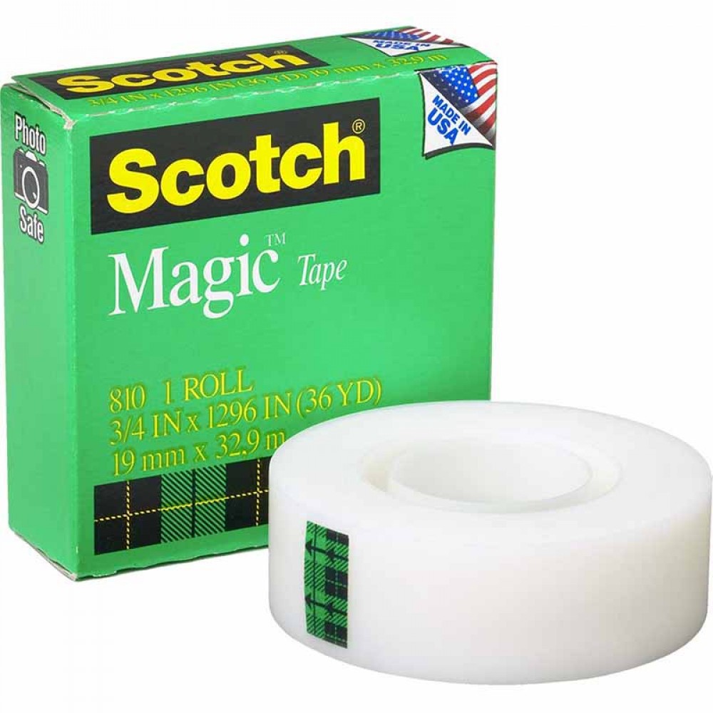 3M Scotch 810 Invisible Adhesive Magic Tape 19mm x 33m | Shopee Malaysia