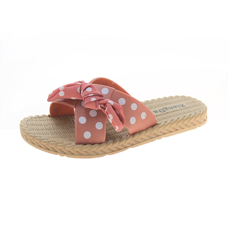 READY STOCK !! Mago Riben Bunga Women's Sandal Wanita Flat Flower Flora ...