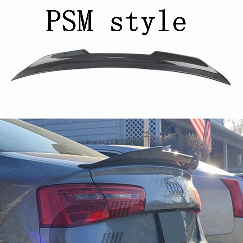 Multiple styles For Audi A6 C7 Spoiler Carbon Fiber Rear Spoiler Trunk ...