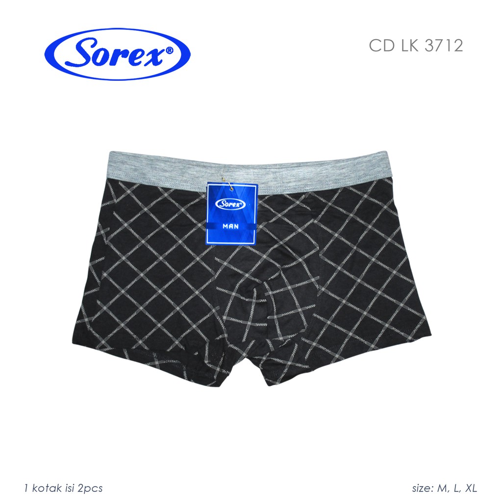 Sorex Man Cd Boxer Adult Men 3712 (1 Box contains 2 Pcs) | Shopee Malaysia