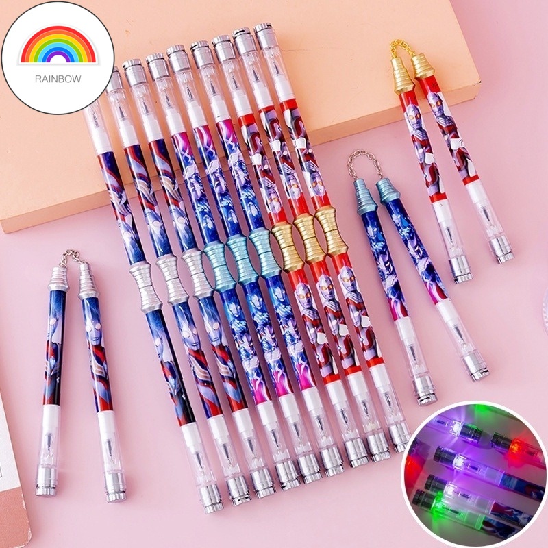 RD Creative Foldable Ultraman Nunchuck Luminous Spinning Pen/ Release ...