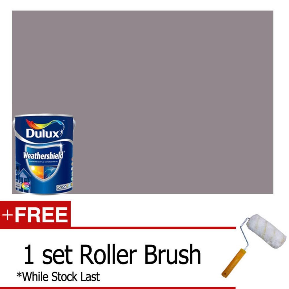 ICI Dulux weathershield- fog grey (dswsc10988 -1 Liter) | Shopee Malaysia