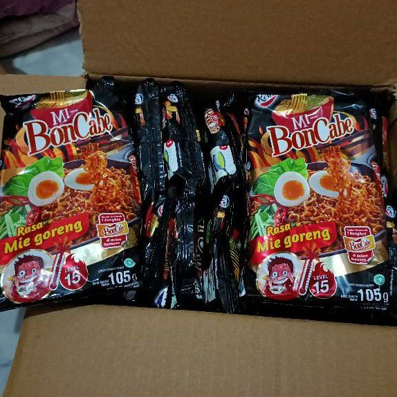 Bon CABE NOODLES / MI BONCABE / SUPER SPICY FRIED NOODLES / HOT SPICY ...