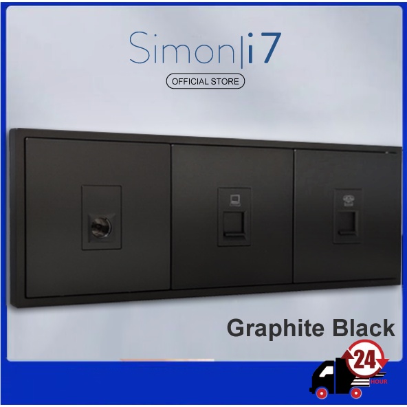 Simon i7 Series Switch / Switches & Socket Outlet (GRAPHIC BLACK ...