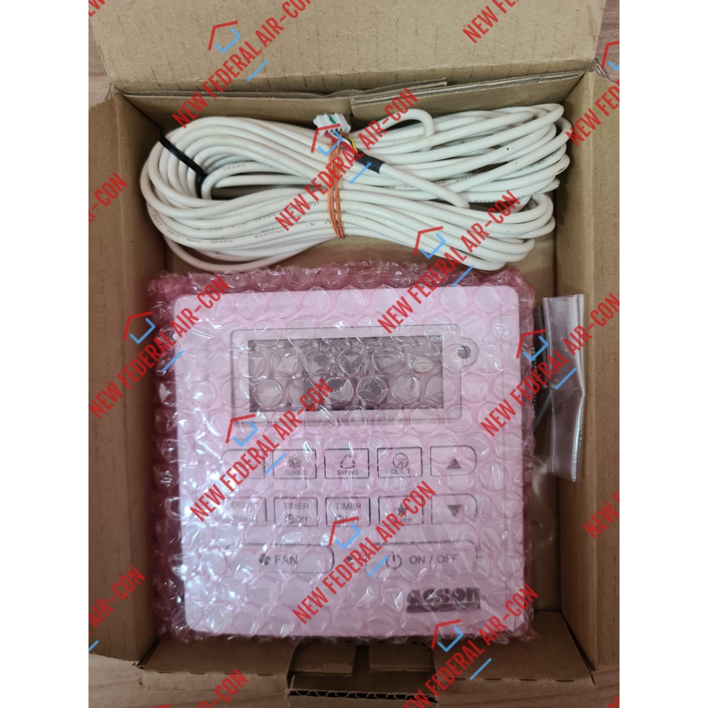 (100% ORIGINAL) ACSON/DAIKIN/YORK SLM WIRED CONTROLLER CARRY WITH WIRE ...
