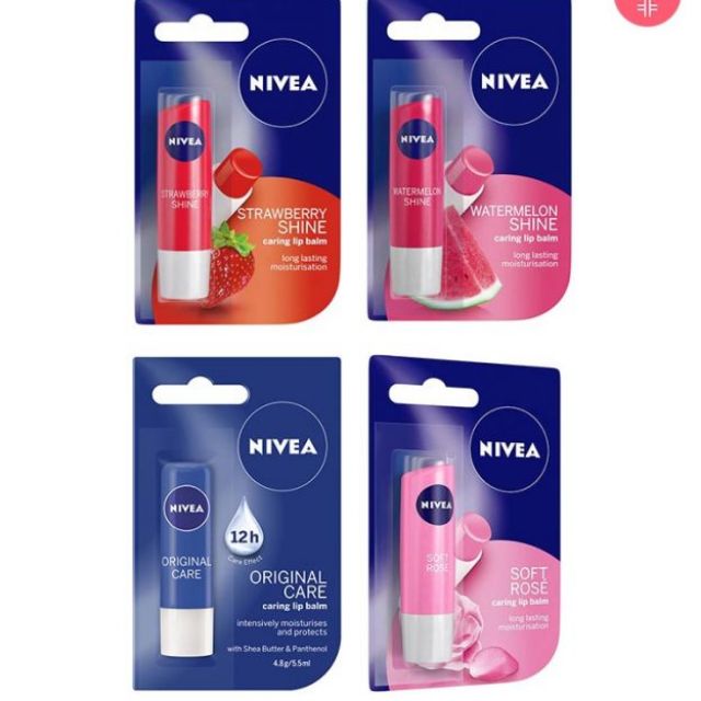 Nivea caring lip balm 🔥READY STOCK ON KL 🔥 | Shopee Malaysia