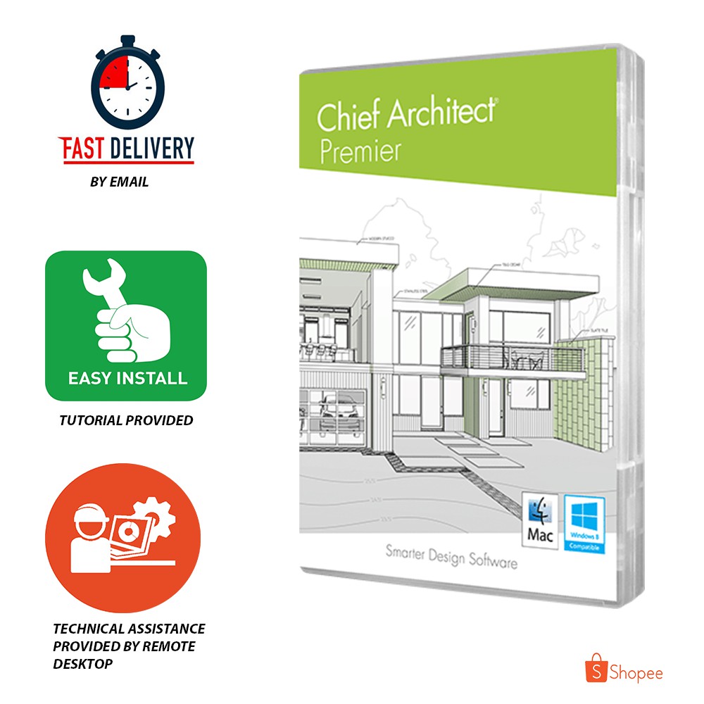 Chief Architect Premier X7 Full Version | Shopee Malaysia