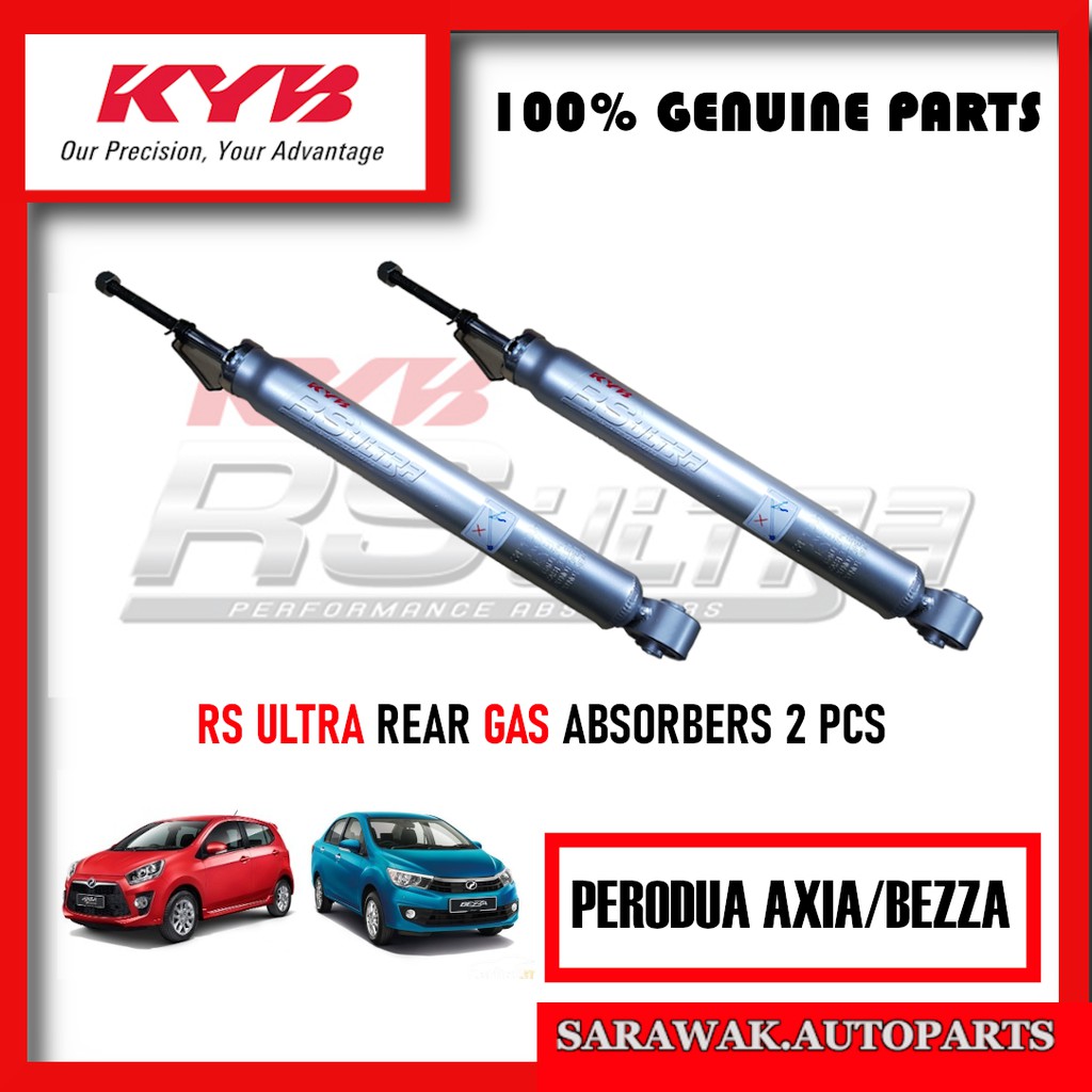 KYB RS Ultra Axia Bezza Rear Gas Absorber 2 pcs | Shopee Malaysia