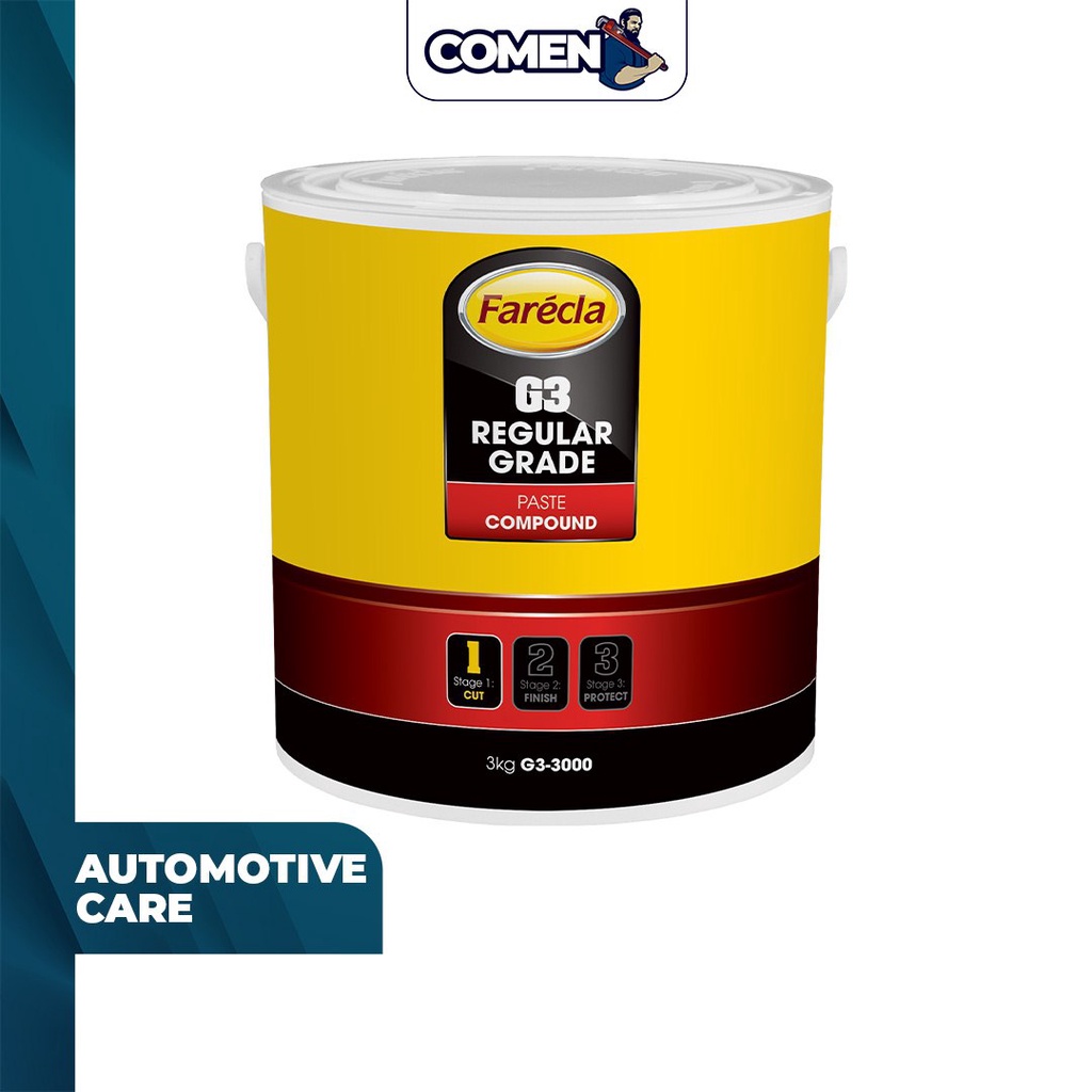 FARECLA G3 Regular Grade Paste Compound 3KG Step 1 Automotive Car ...