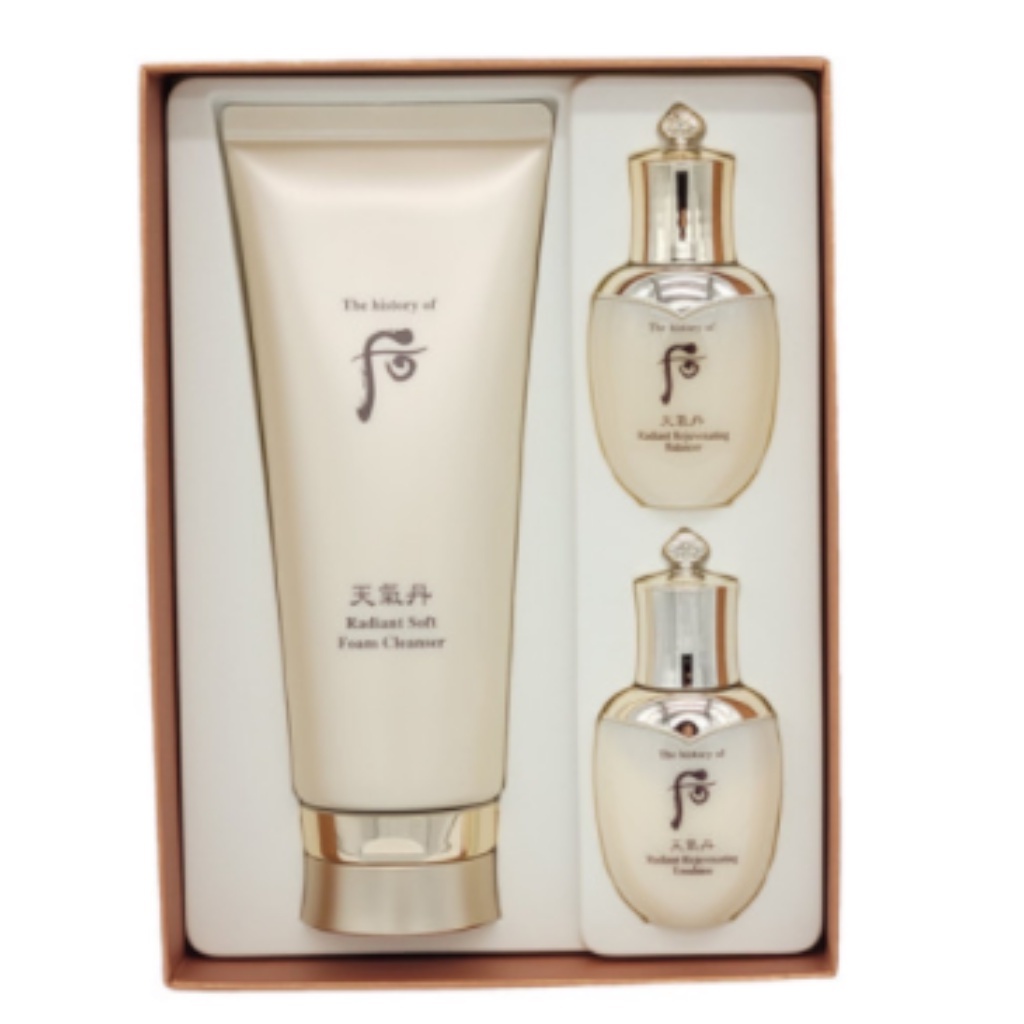[The history of Whoo] Cheongidan Radiant Soft Foam Cleanser Special Set ...