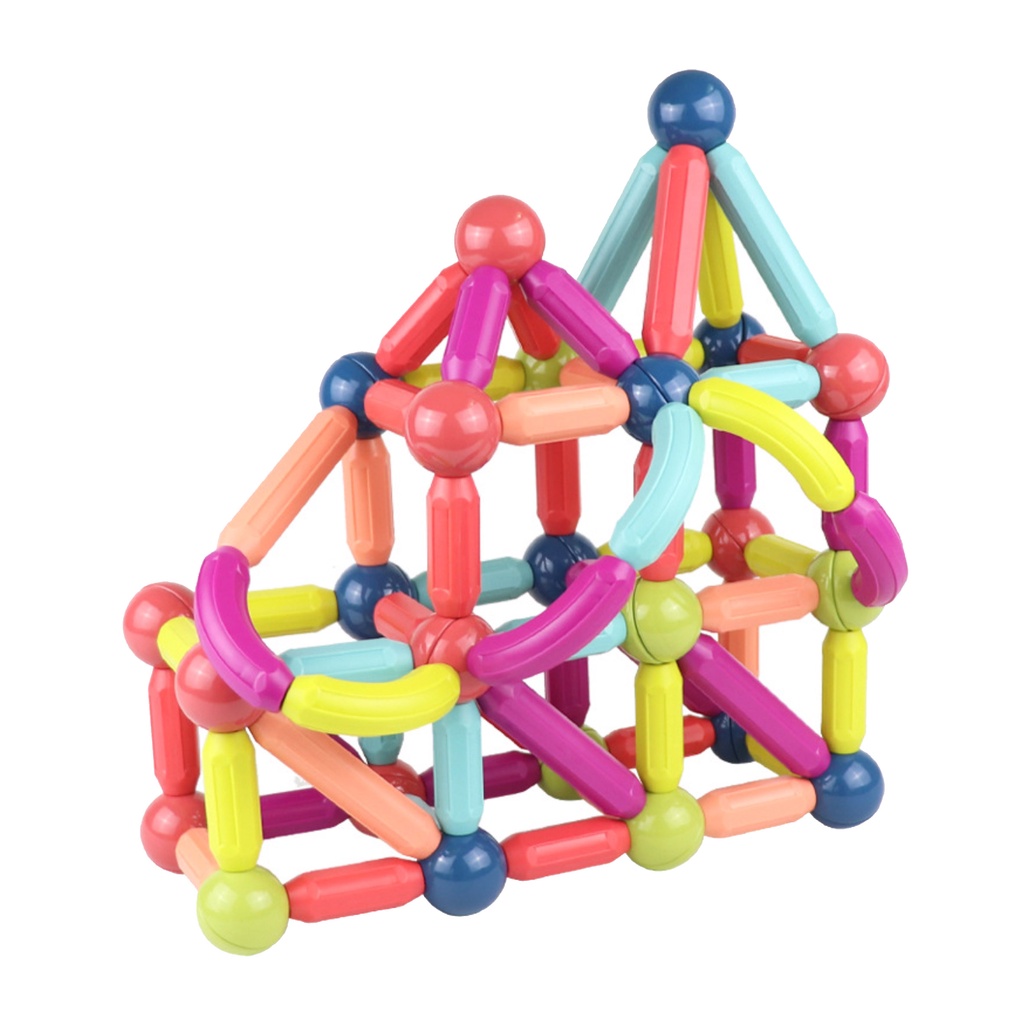 【Barang spot】 Kids Magnetic Stick Balls Building Toy Blocks High ...
