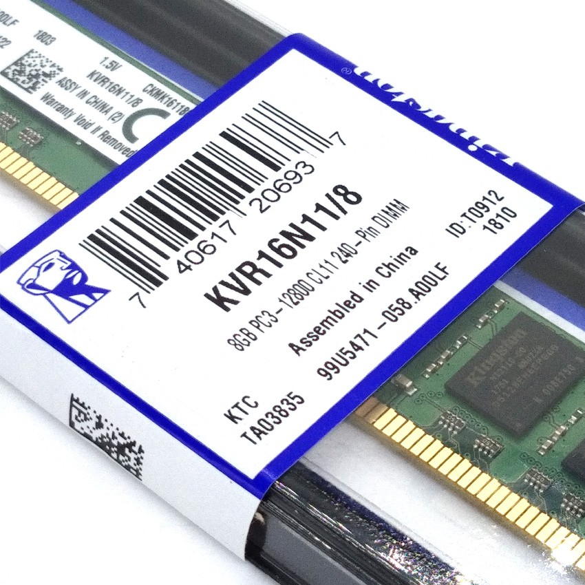 Kingston KVR16N11/8 8GB DDR3 1600Mhz Desktop Memory Ram | Shopee Malaysia