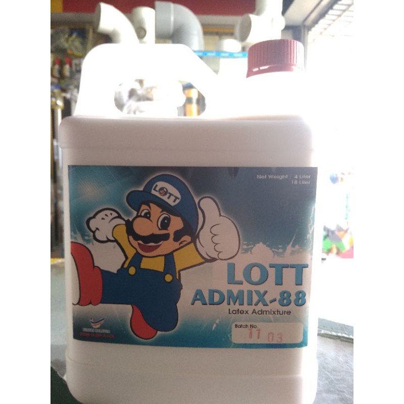 Lott Admix 88 Latex Admixture Susu Simen Cement Gum | Shopee Malaysia