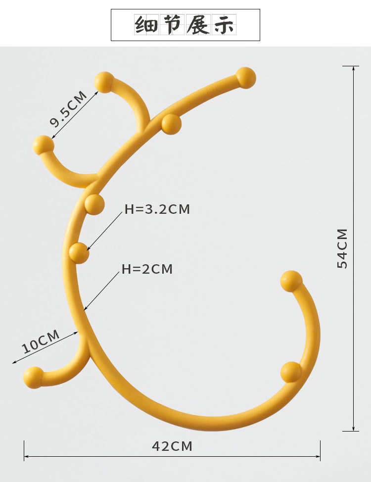 Pinpoint Back Hook Massager Self Massage Handheld Tool Therapy Trigger ...