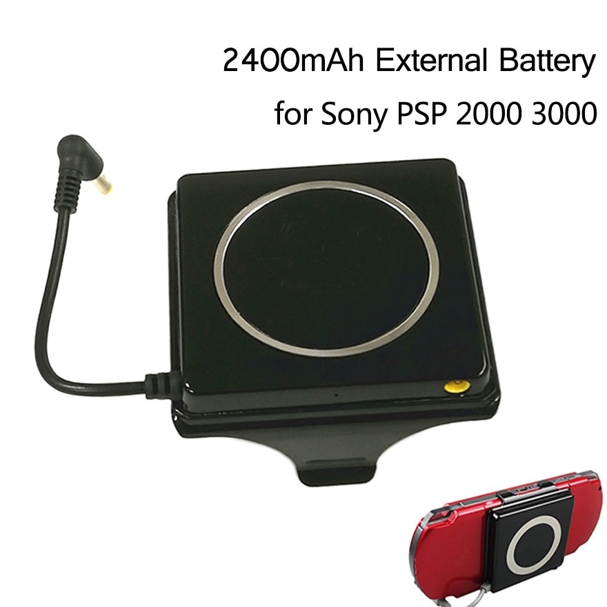 2400mah Portable PSP External Battery for Sony PSP PlayStation 2000 3000 Backup Battery Charger ...