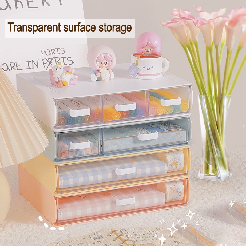 VC Art Pencil Stationery Drawer Desktop Holder Storage Box Container ...