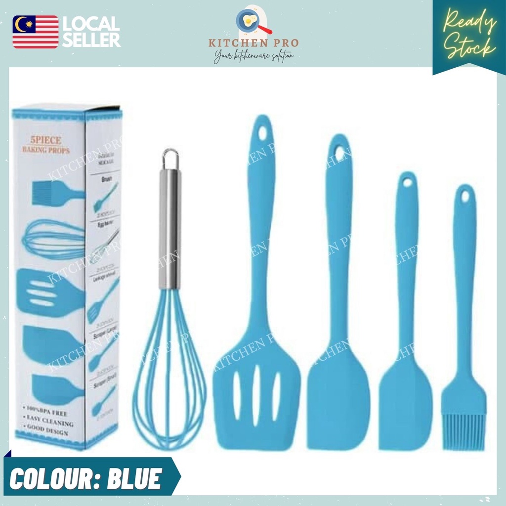 𝐊𝐈𝐓𝐂𝐇𝐄𝐍 𝐏𝐑𝐎 | 5 IN 1 Silicone Non-Stick Kitchen Bakeware Set / Cookware ...