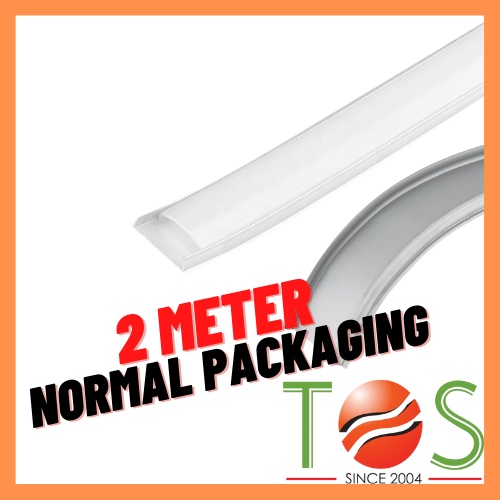 LUMY【0.5M/1M/1.5M/2M】U Shape Bendable LED Light Strip Aluminium Profile ...