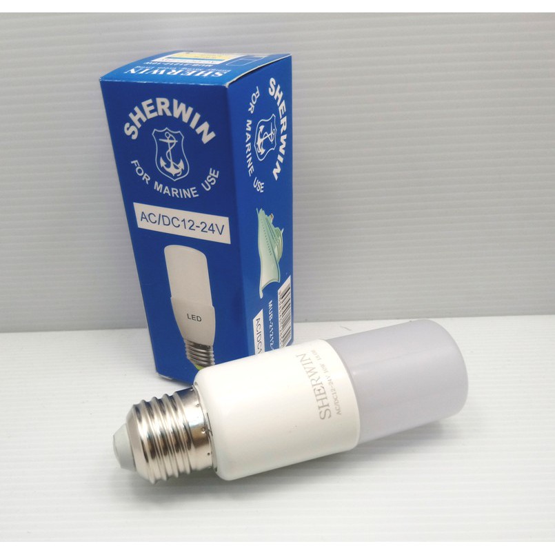 SHERWIN 10W AC/DC 12-24V E27 LED CYLINDER TUBE (DAYLIGHT) | Shopee Malaysia