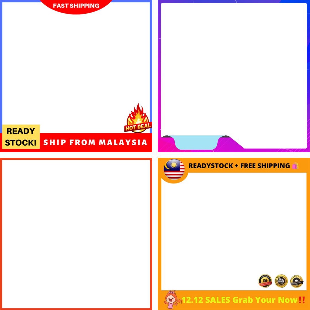 S24 Shopee Frame Unique Template Product Cover Frame Cover Photo ...