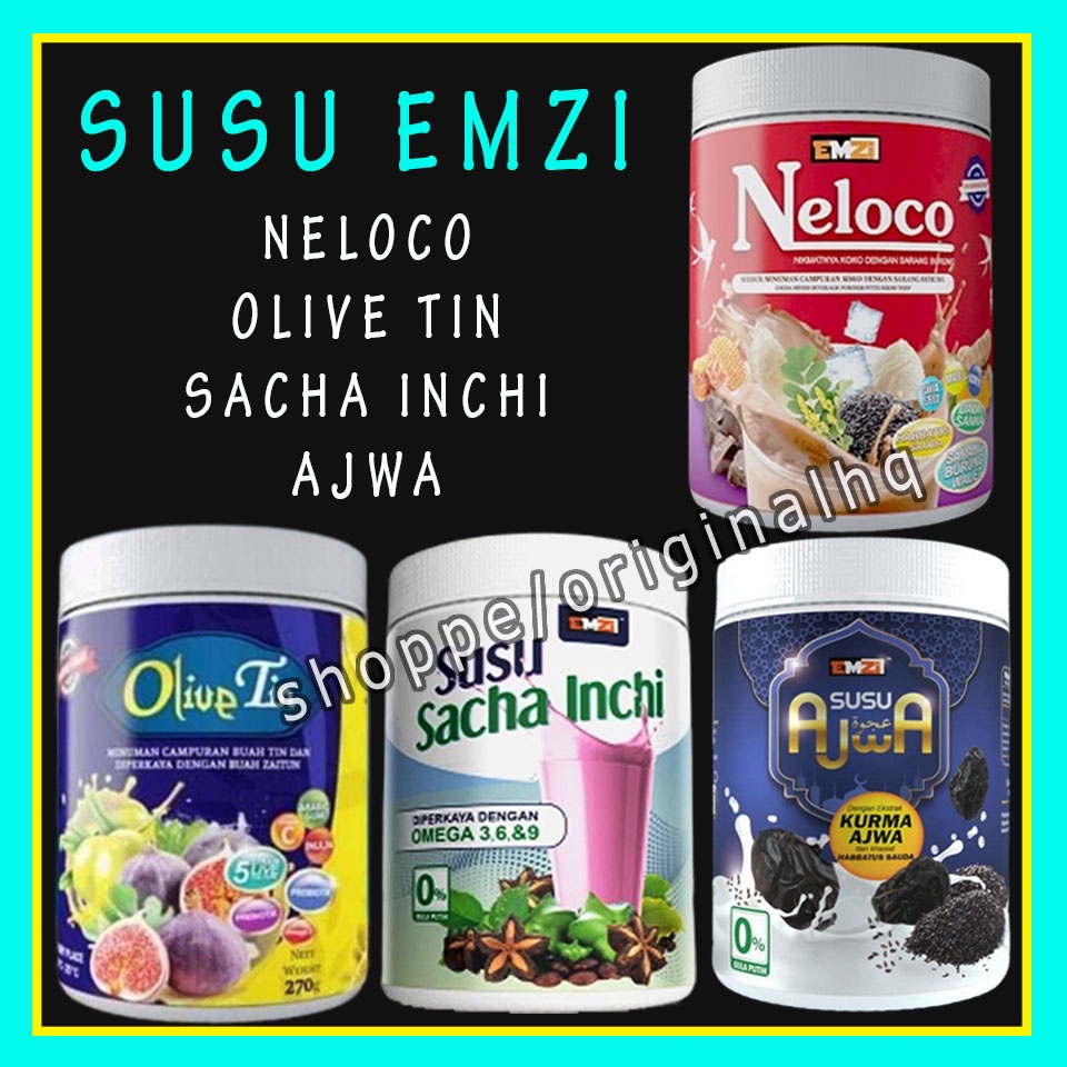 🔥Susu Kurma Ajwa Free Gift Neloco Original HQ Susu Olive Tin + Susu ...