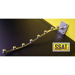 [ready stock] Mounted waved waterfall hanger rack 7/8/9 beads garments ...