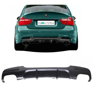 bmw e90 mtech m sport rear diffuser quad gloss black pp material ...