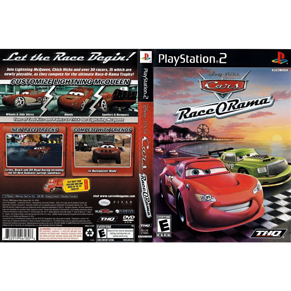 Cars Race O Rama (CD Games PS2) | Shopee Malaysia
