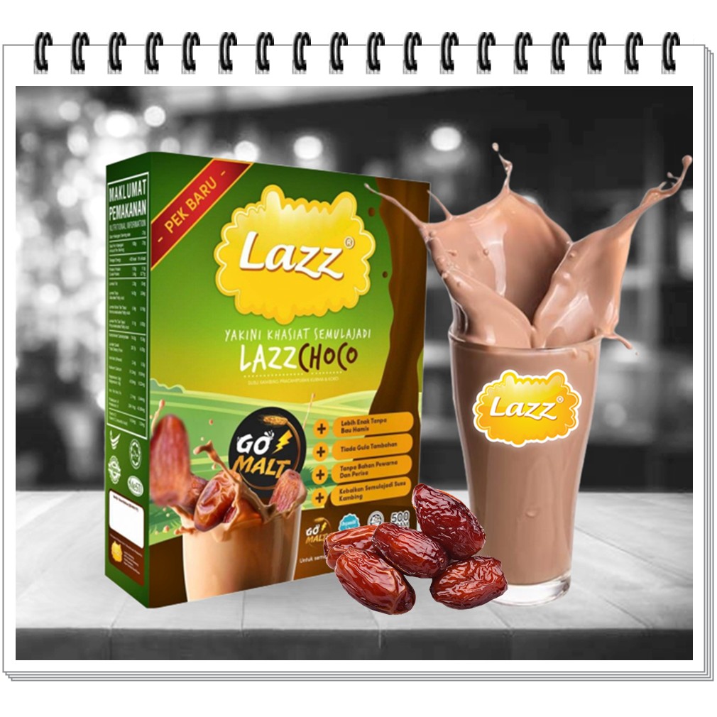 LAZZ CHOCO (SUSU KAMBING PRACAMPURAN KURMA & KOKO). | Shopee Malaysia