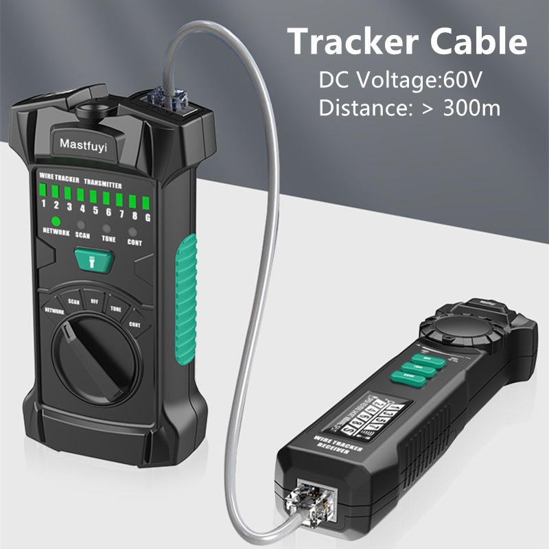 FY8172 Tracker Cable LCD POE Cable Tester Toner Wire Checker Cat5 Cat6 ...