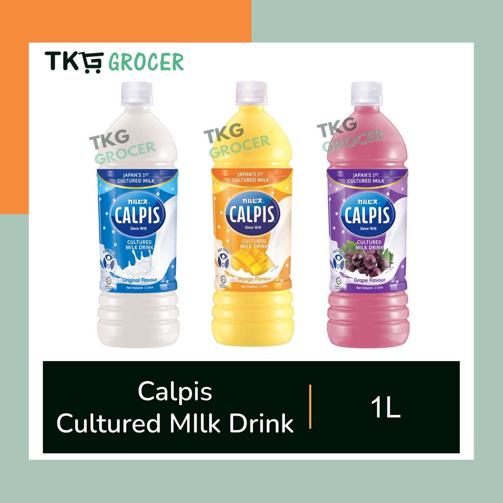 Calpis Original / Mango / Grape Cultured Milk Drink 1L | Shopee Malaysia