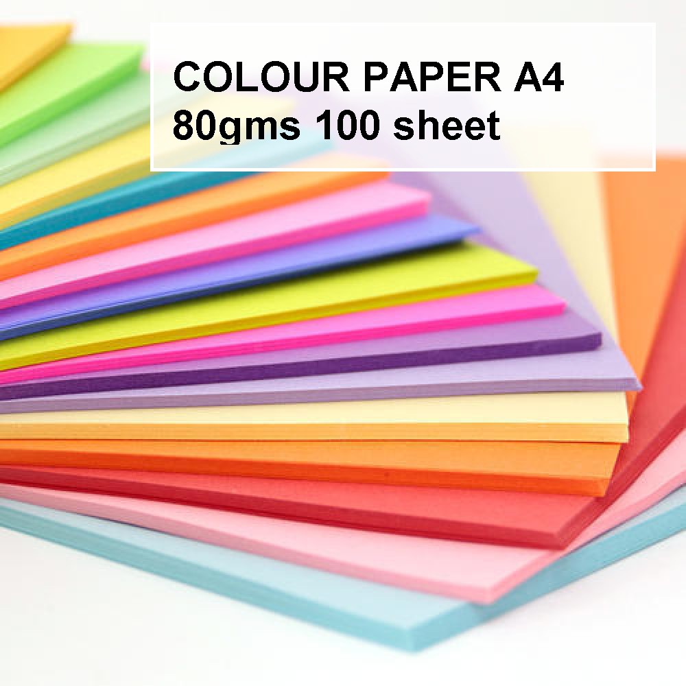 UEW COLOUR PAPER A4 80gsm 100 sheet | Shopee Malaysia
