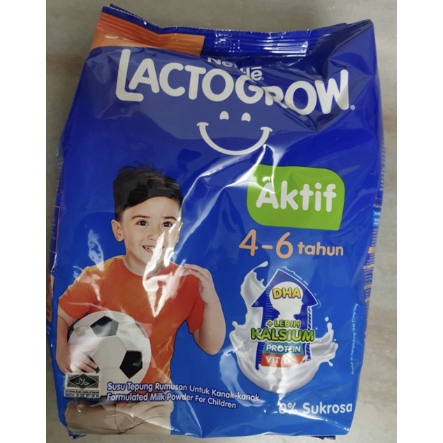 Nestle Lactogrow Aktif 4-6 Years (850g) | Shopee Malaysia
