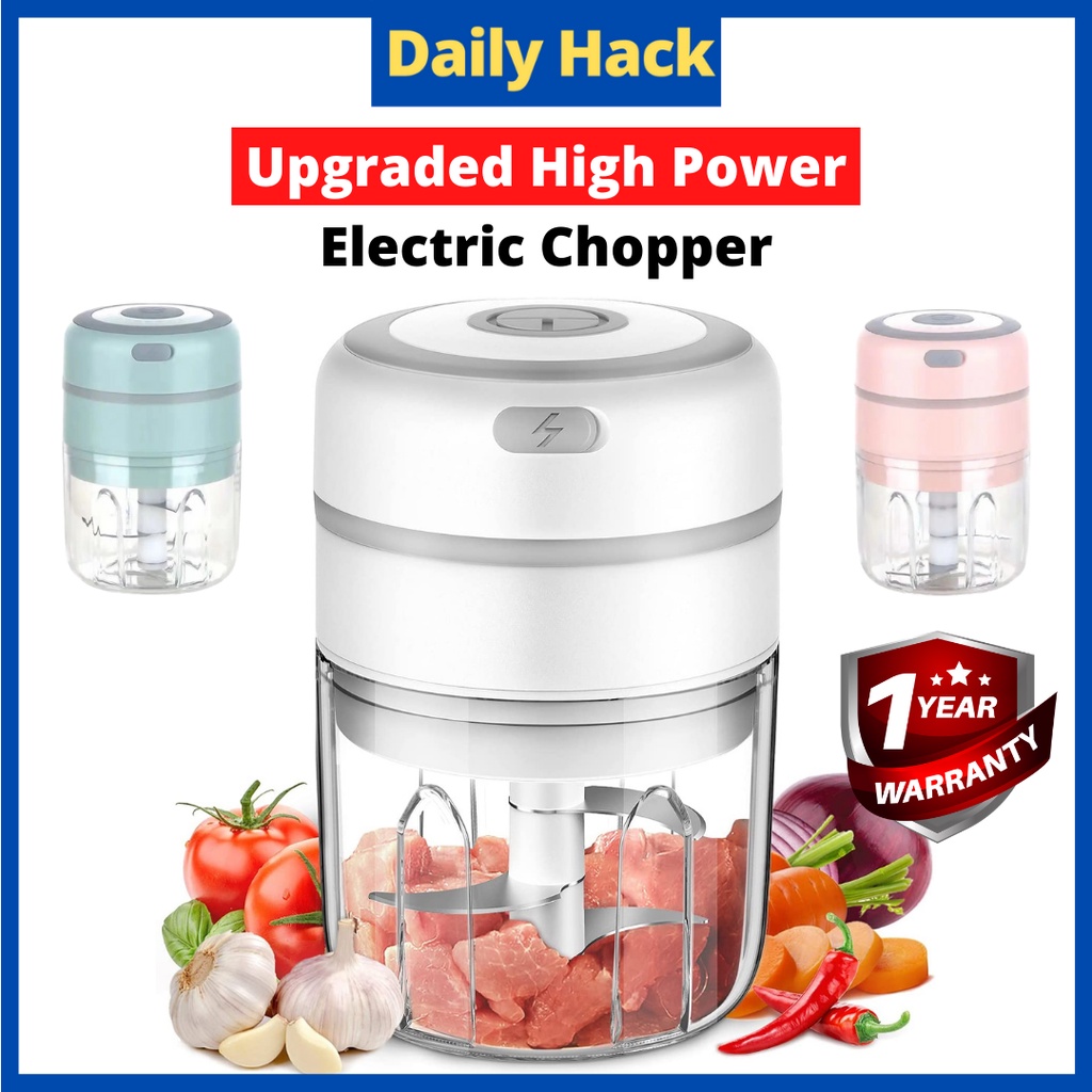 Mini Electric Garlic Onion Vegetable Chopper Cooper Choper Chooper ...