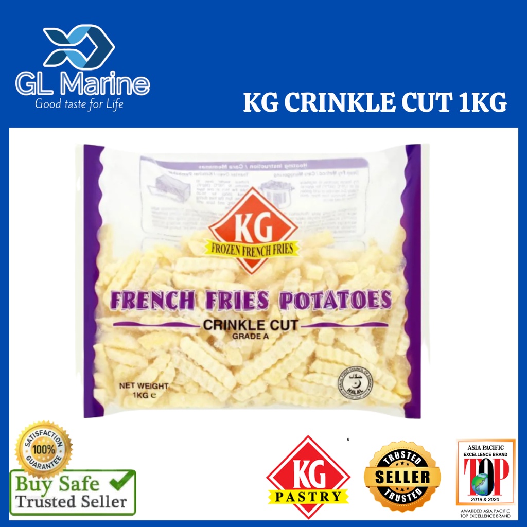 [ FRENCH FRIES ][ Best Selling ] KAWAN FROZEN CRINKLE CUT [1KG] | Shopee Malaysia