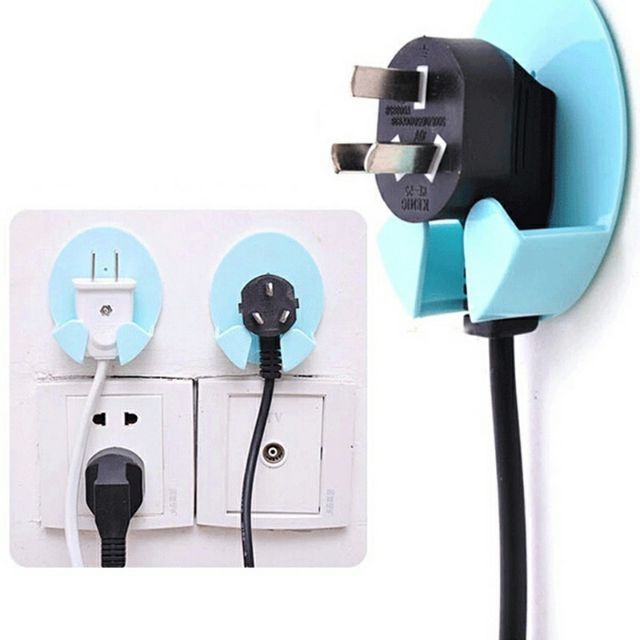 🐤MyDeko Penyangkut Pemegang Wayar Dinding Wall Plug Holder Hooks ...