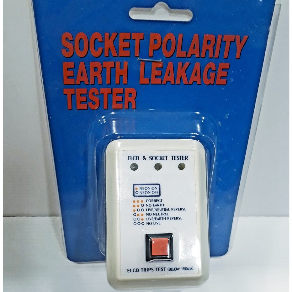 13AMP ELCB & SOCKET TESTER TRIPS TEST(150mA)-1unit | Shopee Malaysia