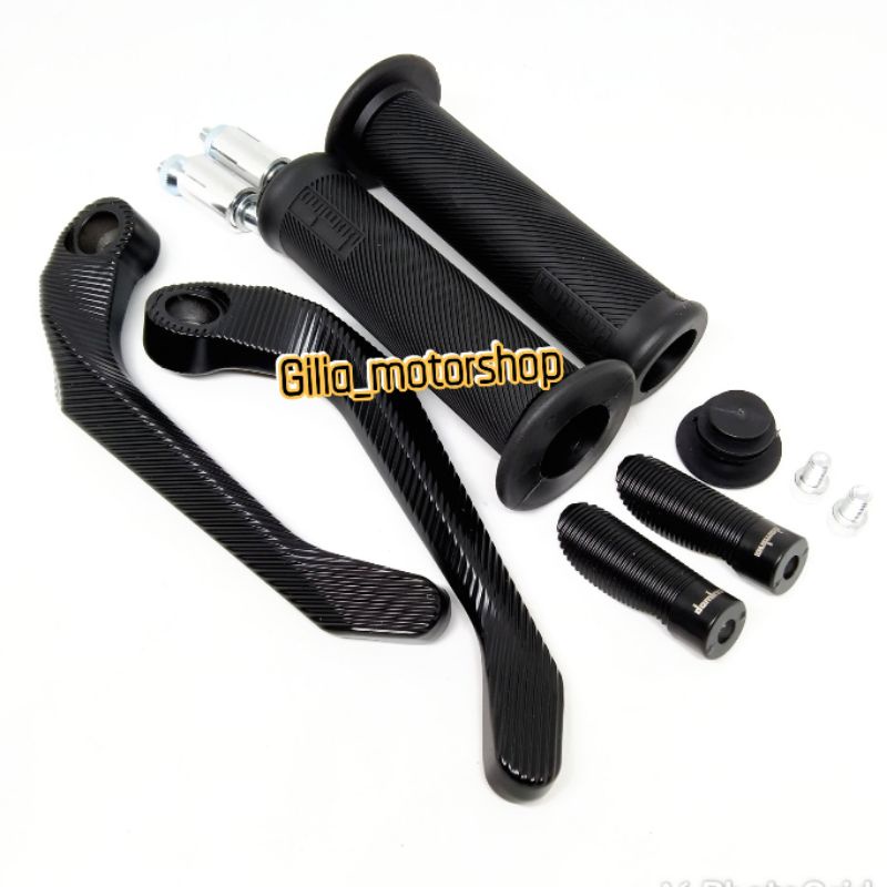 HITAM Proguard Black Handlebar Protector Proguard Handguard Handlebar ...